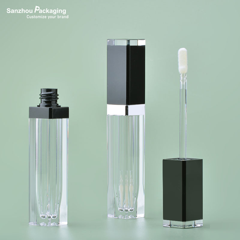 7ml Square Lipgloss Tube with Double Injection Cap | A210